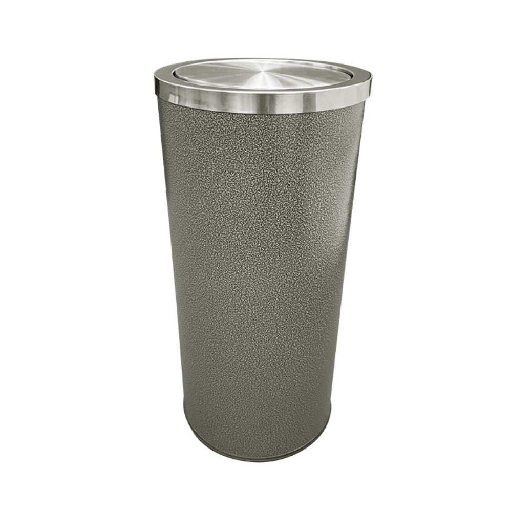 Cleaning - Compass Waste Bin With Swing Top Lid 30 Litres Hammertone ...