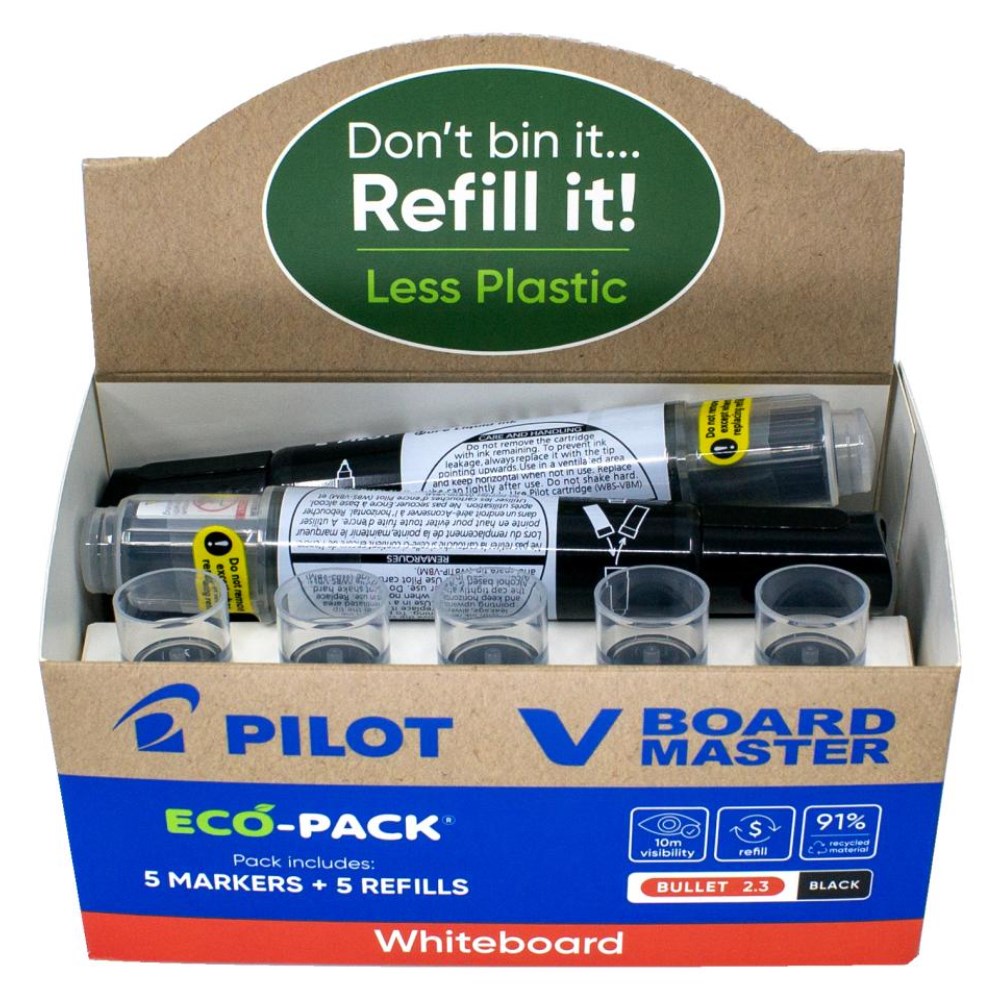 Markers & Highlighters - Pilot BeGreen V Board Master Whiteboard ...