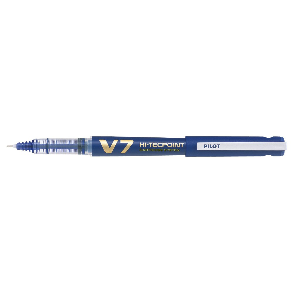 Pens - Pilot BeGreen Hi-Tecpoint V7 Rollerball Pen 0.7mm Fine Blue ...