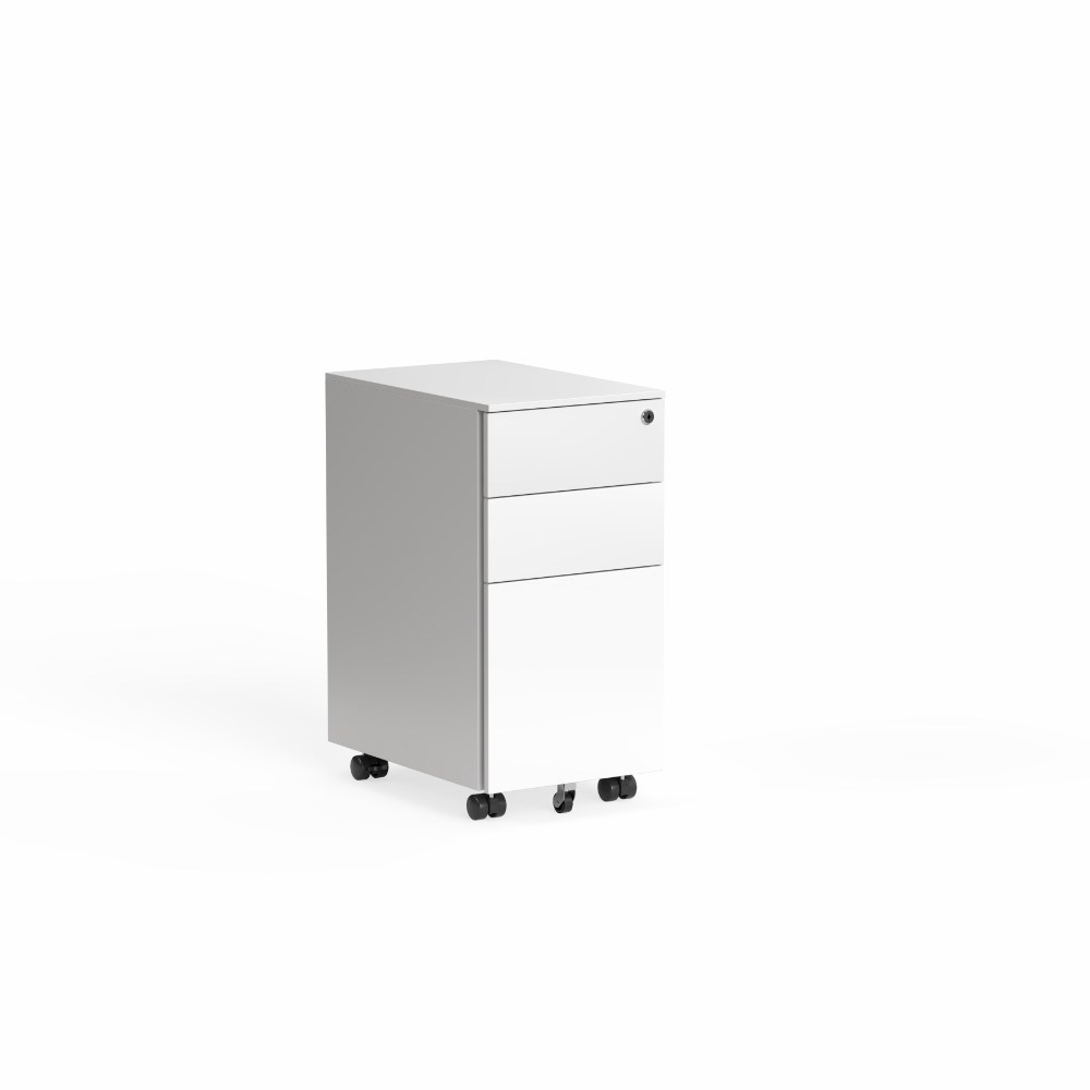Office Furniture - OLG Tempo Mobile Pedestal 2 Drawer 1 File Narrow ...
