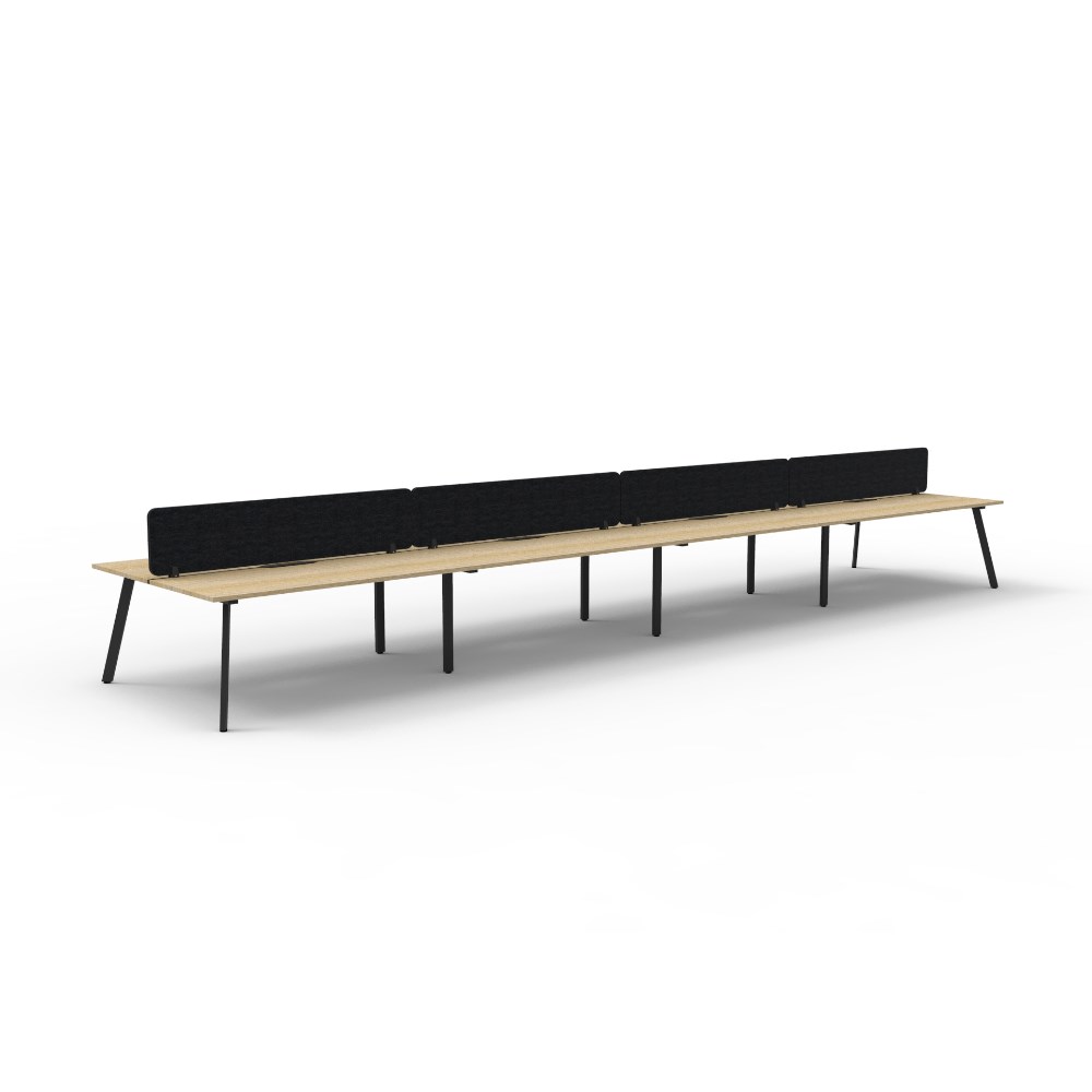 Office Furniture - Rapidline Eternity Workstation Double Sided 8 Person ...