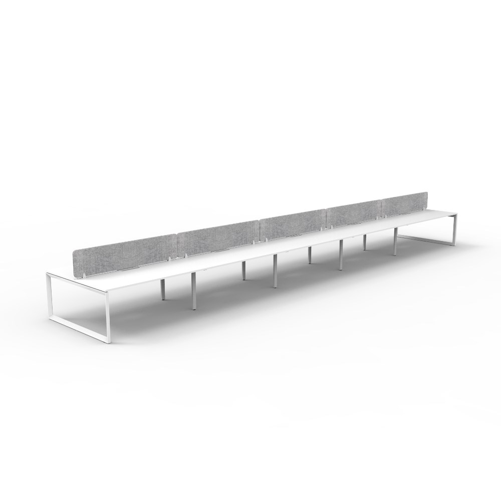 Office Furniture - Rapidline Deluxe Infinity Desk Loop Leg Double Sided ...